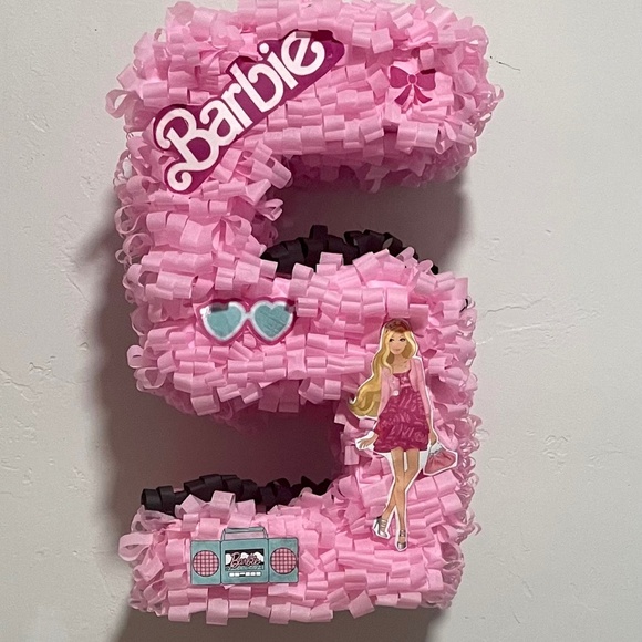 Custom Made Piñata | Toys | Barbie Number 5 Piata | Poshmark